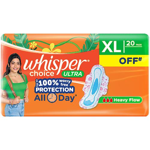 Whisper Ultra Choice Sanitary Pads 20 Pads – Starquik
