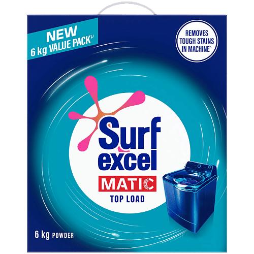 Surf Excel Matic Top Load Detergent Powder 4Kg+2Kg Free – Starquik