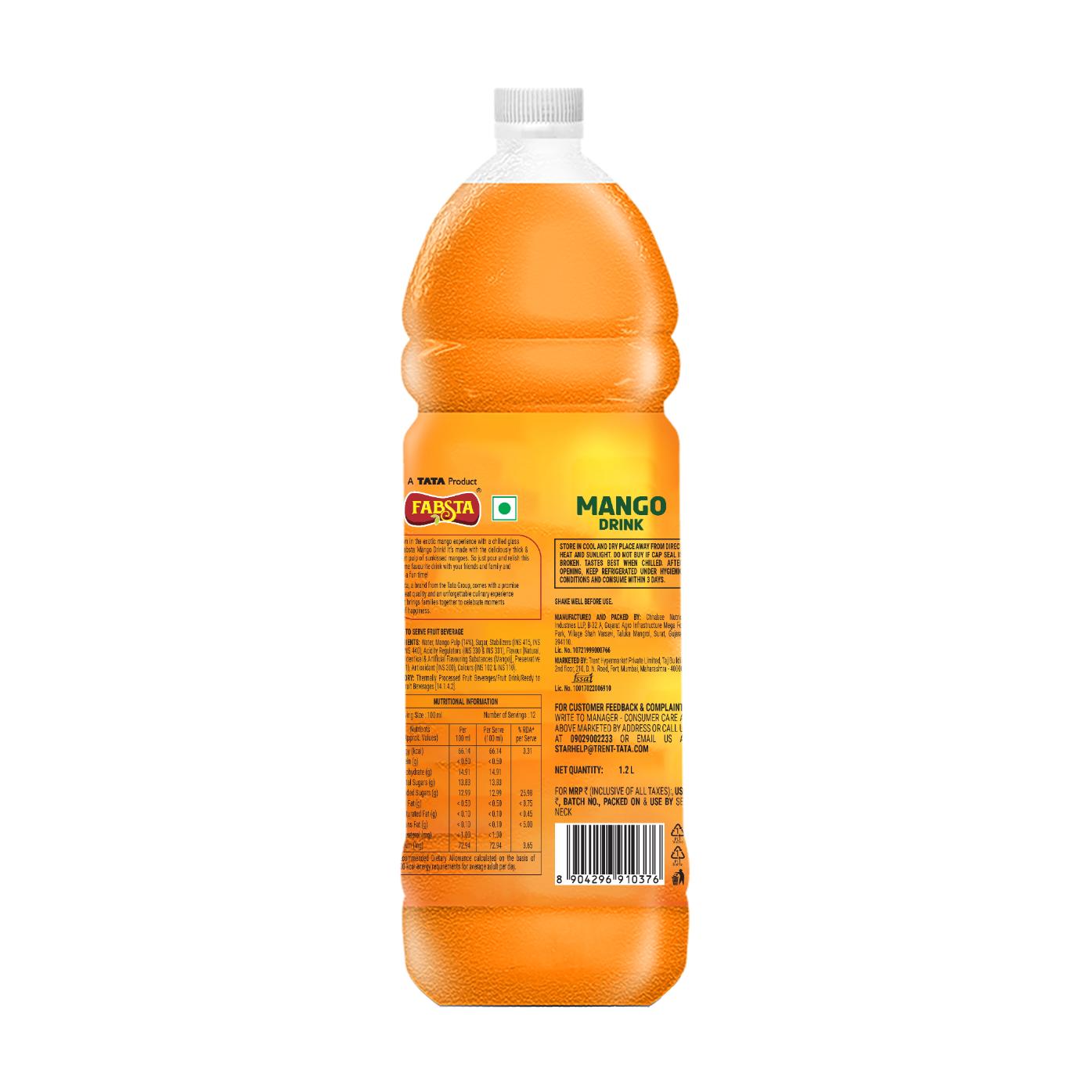Fabsta Mango Fruit Drink 1.2 ltr – Starquik
