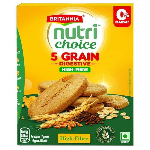 Britannia Nutri Choice 5 Grain Digestive Biscuits 200 Gm – Starquik