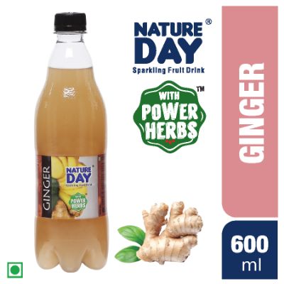 Natureday Sparkling Ginger 600 Ml – Starquik