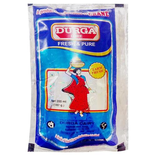 Durga Pure Ghee Pouch 200Ml – Starquik