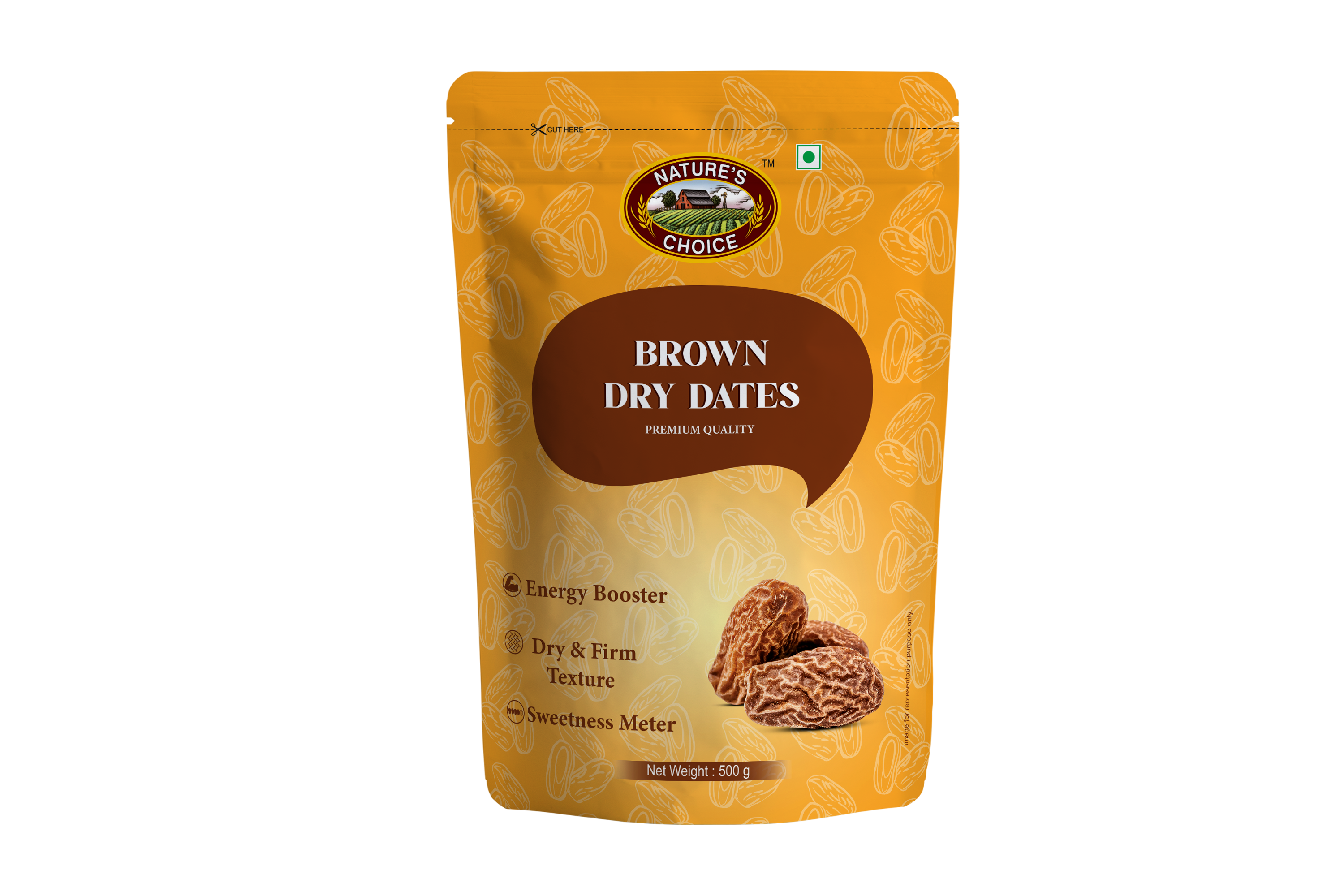 Nature's Choice Brown Dry Dates 500 Gm – Starquik