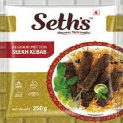 Sethwala Afgan Mutton Seekh Kebab 250 g – Starquik