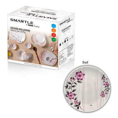 Smartle Desire Dinner Set Bail Set Of 16 Pcs – Starquik