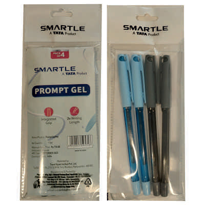 Smartle Prompt Multicolour Gel Pen set of 4 – Starquik