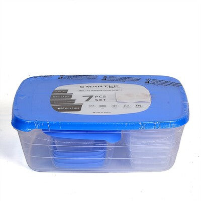 Smartle Container Blue Set Of 7 – Starquik