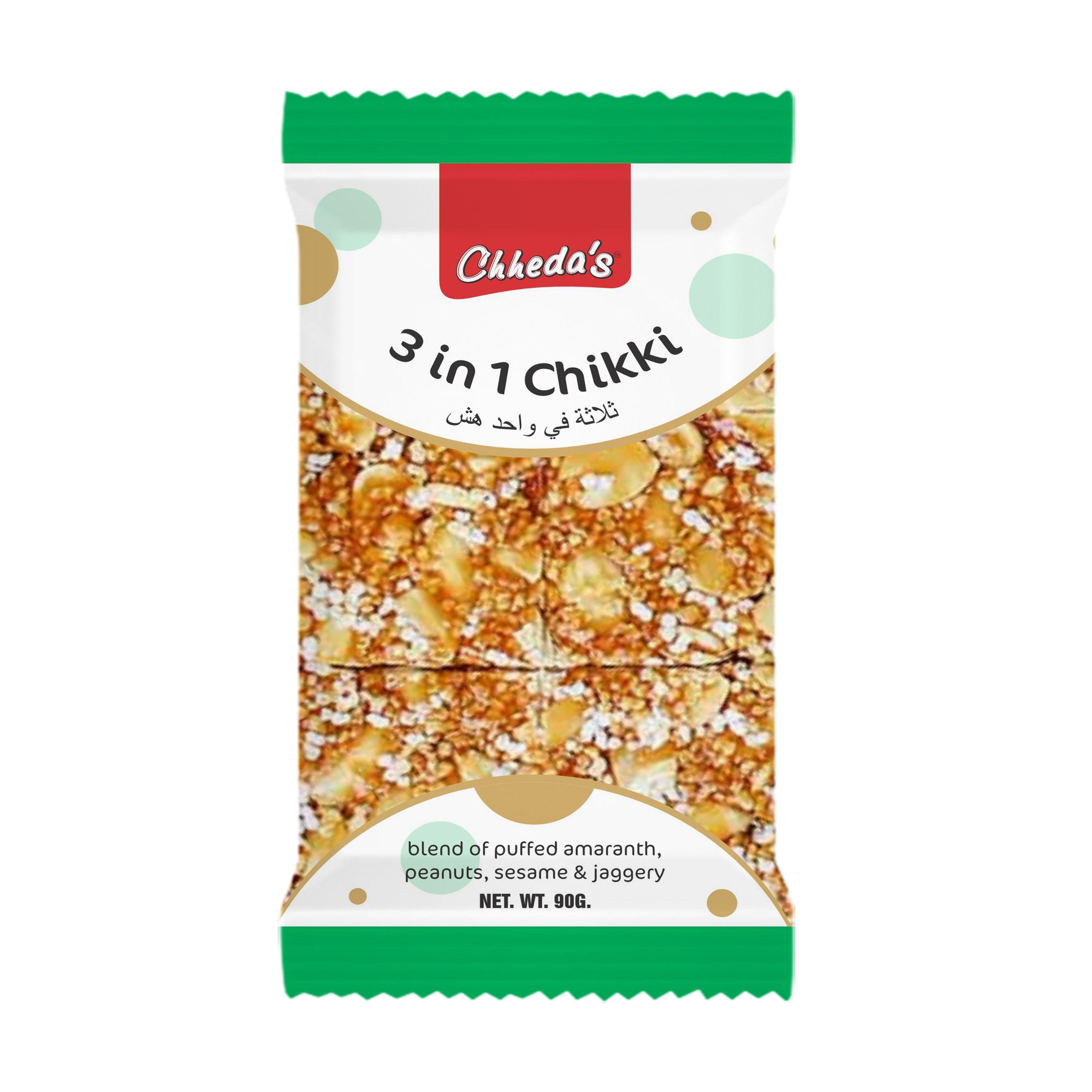 Chheda'S 3 In 1 Chikki 90 Gm – Starquik