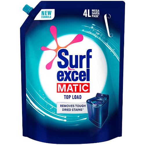 Surf Excel Liquid Detergent Top Load 4 Ltr – Starquik